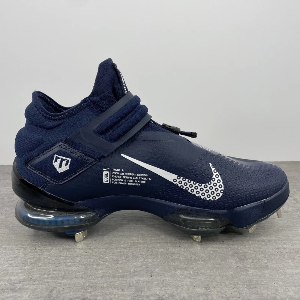 Nike Force Zoom Mike Trout 7 Baseball Cleats - Navy/W… - Gem